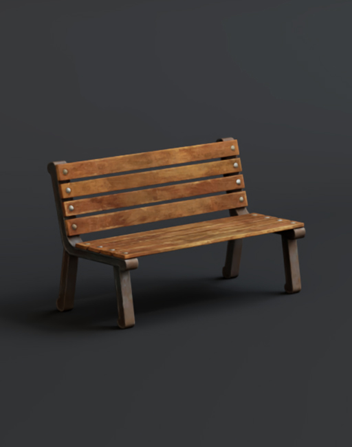 Classic Park Bench_01